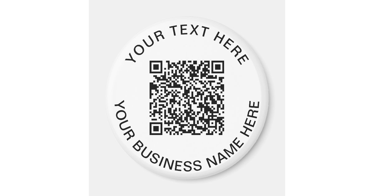 QR Code Promotional Magnet | Zazzle