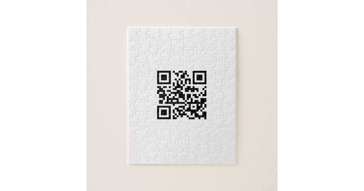 QR Code Puzzle | Zazzle