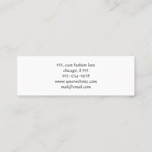 QR Code, Quick Response Code, Black and White Mini Business Card | Zazzle