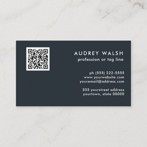 QR CODE Safari Animal Skin Leopard spot Business Card | Zazzle