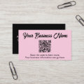 QR Code Scan Business Card | Zazzle