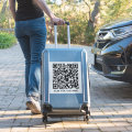 QR Code Scan for Menu Powder Blue Sticker | Zazzle