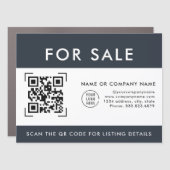 QR Code Scan For Sale | Business Logo Car Magnet | Zazzle