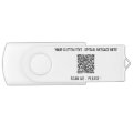 QR Code Scan Info Custom Text Colors Flash Drive | Zazzle