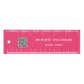 QR Code Scan Info Custom Text Ruler Choose Colors | Zazzle