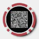 QR Code Scan Info Personalized Poker Chips | Zazzle