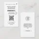 QR Code Scan Review Us | Product Thank You Business Card | Zazzle