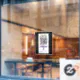 QR Code Scan to Order | Restaurant Cafe Window Cling | Zazzle