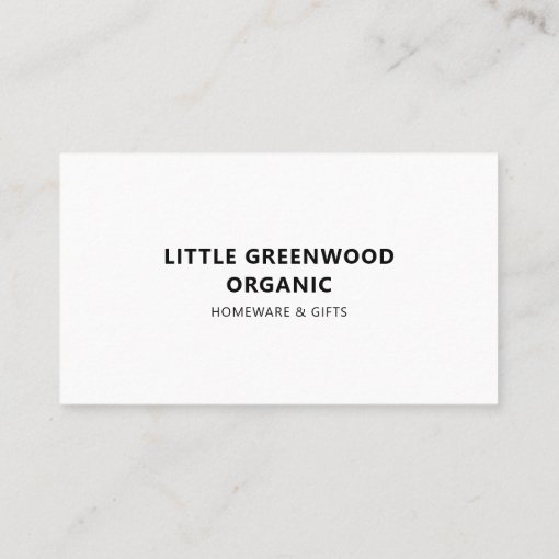 QR Code Simple Modern Minimal White Instagram Business Card | Zazzle