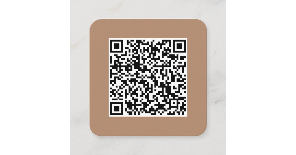 QR code-Social Media-Modern-Simple-Professional Sq Square Business Card ...