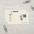 QR Code Spray Paint Business Card Template | Zazzle