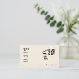 QR Code Spray Paint Business Card Template | Zazzle