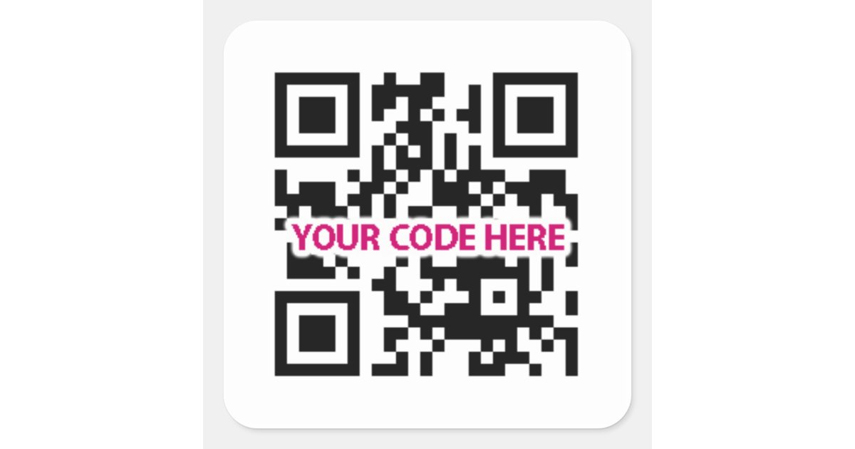 QR Code Sticker | Zazzle