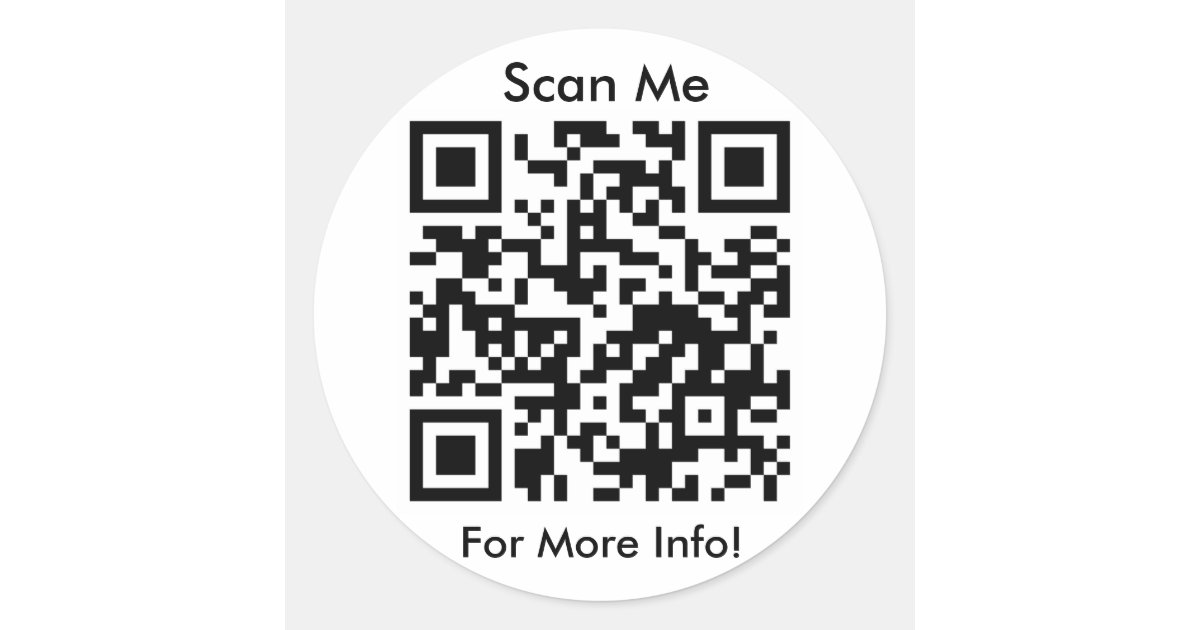 QR Code Stickers | Zazzle