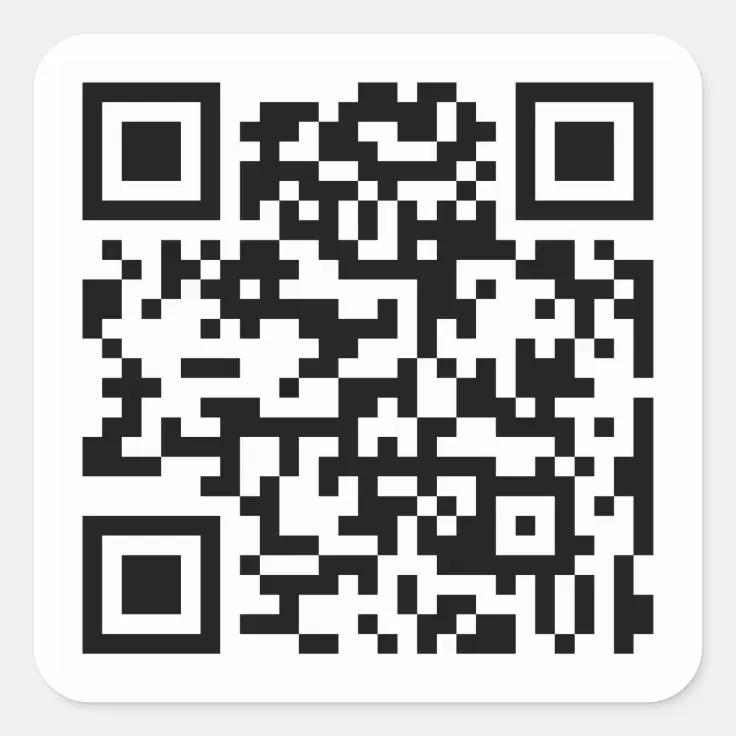 QR Code - stickers | Zazzle