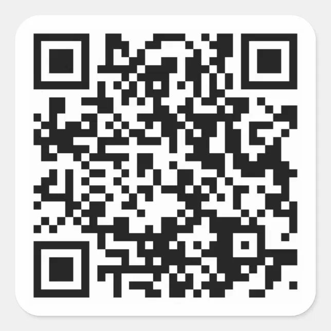 QR Code - stickers | Zazzle