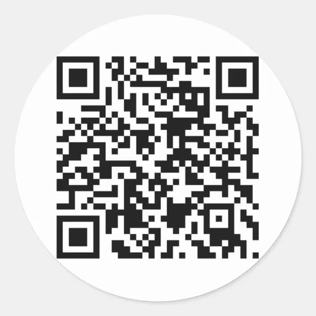 QR Code Stickers - Customizable | Zazzle
