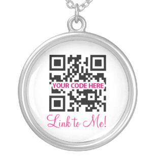 Qr Code Necklaces & Lockets | Zazzle