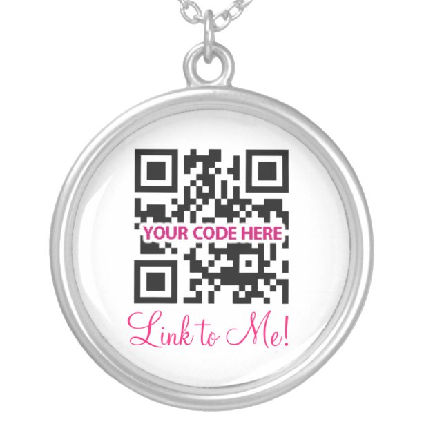 Qr Code Necklaces & Lockets | Zazzle