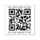 QR Code Template With Any Text Self-inking Stamp | Zazzle