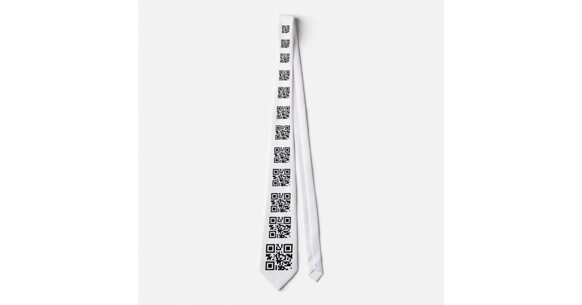 QR Code Tie | Zazzle