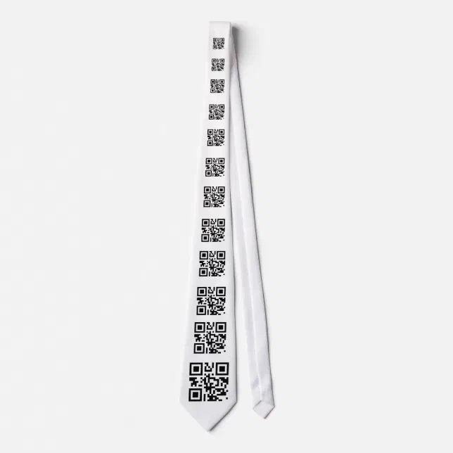 QR Code Tie | Zazzle