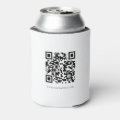 QR Code Your Business Logo Promotional Can Cooler | Zazzle
