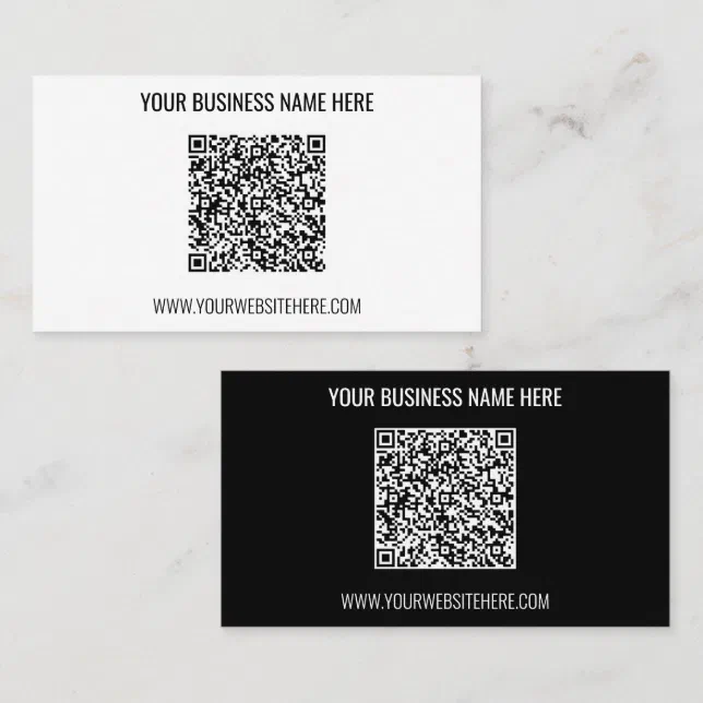 QR Code Your Colors Professional Business Card | Zazzle