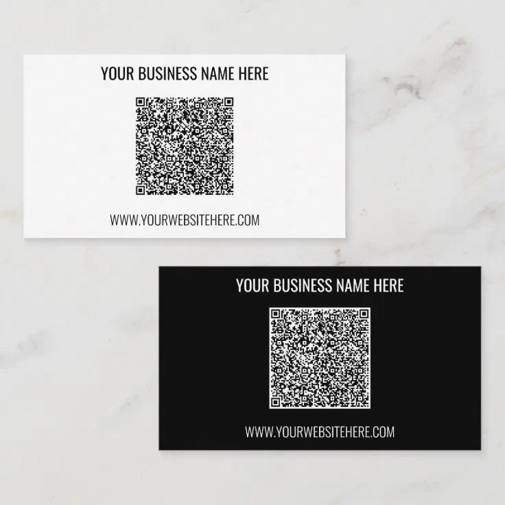 QR Code Your Colors Professional Business Card | Zazzle