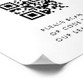 QR Code Your Seat Awaits Wedding Seating Chart | Zazzle