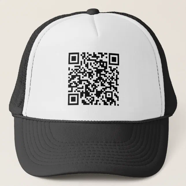 Qr Coded Hat - Customizable | Zazzle