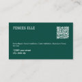 QR Fence Installation Repair Business Card | Zazzle