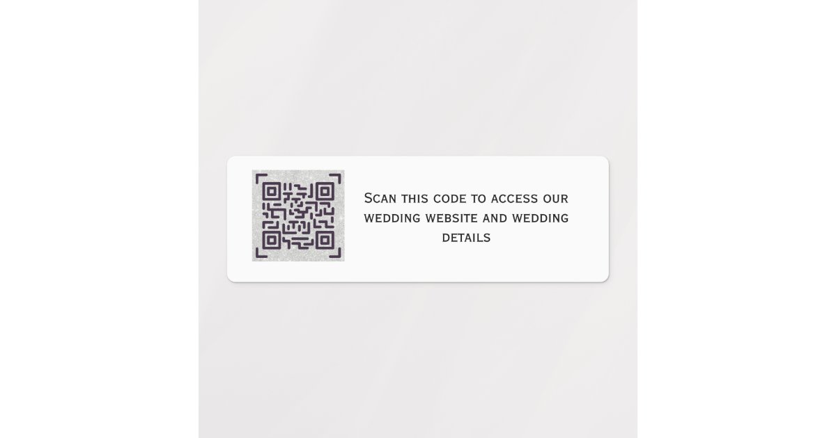 QR SCANNING CODE - Stickers For INVITES Save Dates | Zazzle
