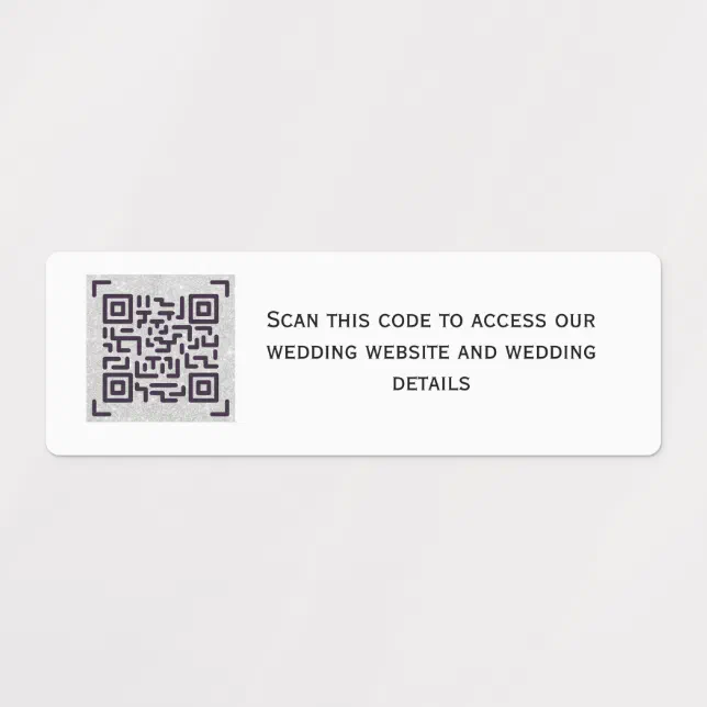 QR SCANNING CODE - Stickers For INVITES Save Dates | Zazzle