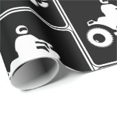 Quad ATV Symbol Pattern Wrapping Paper | Zazzle