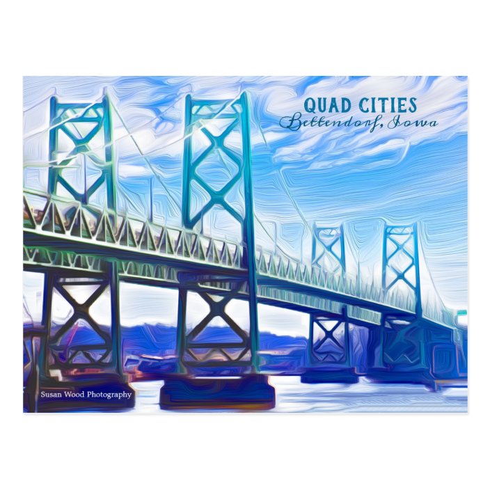 Quad Cities USA Post Card | Zazzle.com