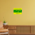 Quadratic Formula Poster | Zazzle