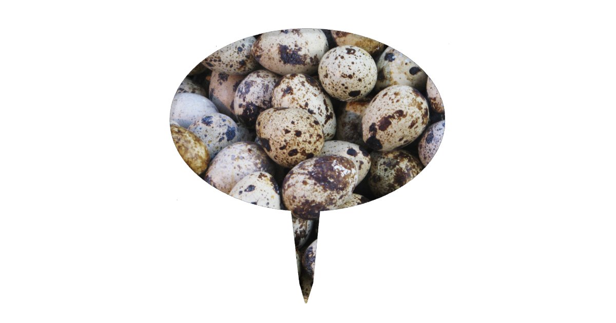 Quail Eggs Cake Topper | Zazzle