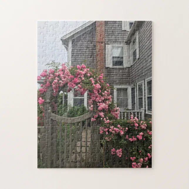 Quaint Nantucket Home - Jigsaw Puzzle | Zazzle