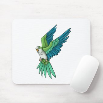 Quaker Parrot Products Mouse Pad | Zazzle