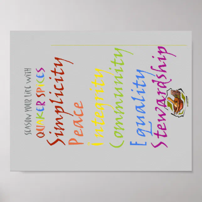 Quaker Spices Poster | Zazzle