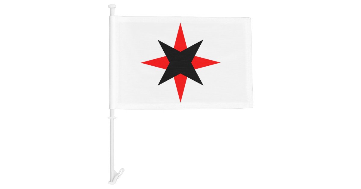 Quaker Star Car Flag | Zazzle