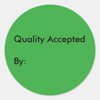 Quality Assurance Stickers | Zazzle