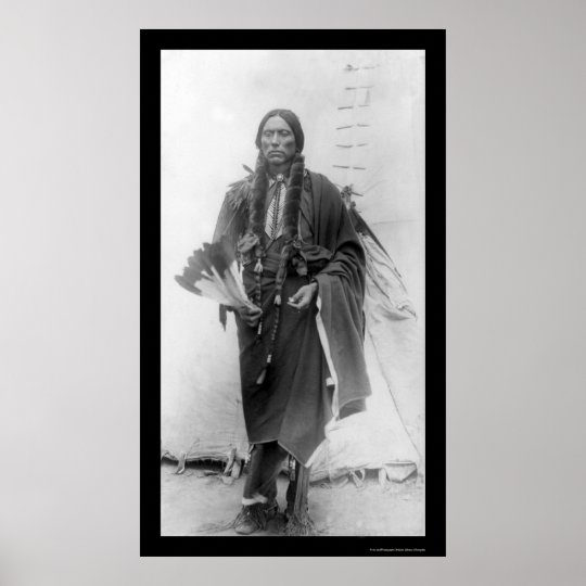 Quanah Parker, Comanche Indian Chief 1909 Poster | Zazzle.com
