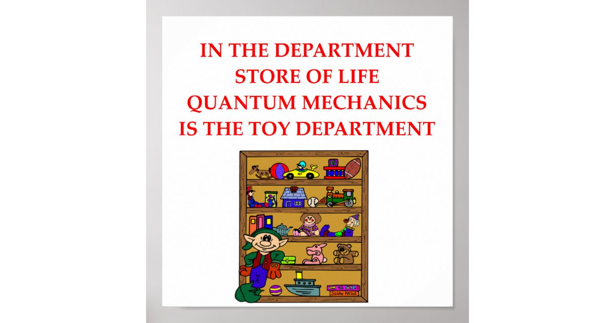 QUANTUM mechanics poster | Zazzle