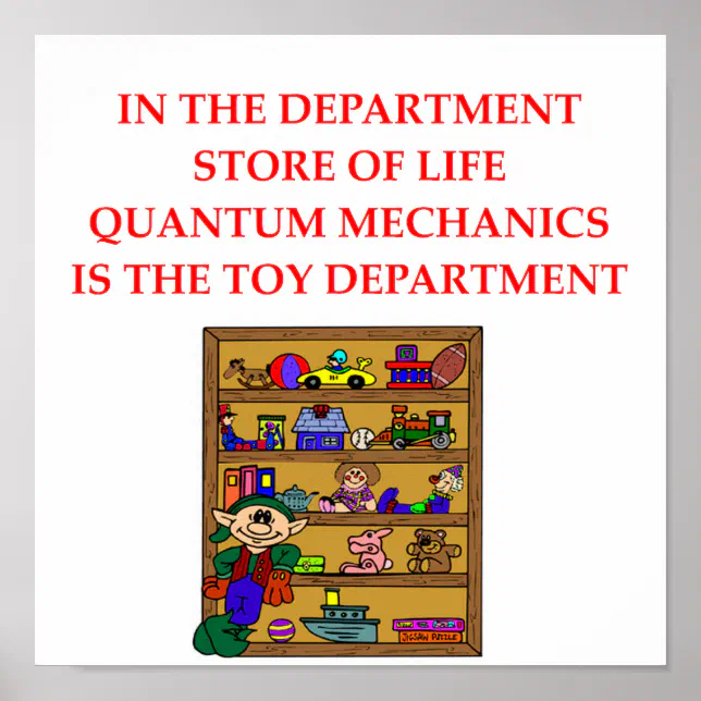QUANTUM mechanics poster | Zazzle