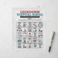 Quarantine Bingo Lockdown Activities | Zazzle