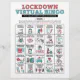 Quarantine Bingo Pandemic Lockdown Activities | Zazzle