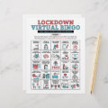 Quarantine Bingo Pandemic Lockdown Activities | Zazzle