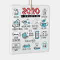 Quarantine Christmas COVID Year 2020 Commemorative Ceramic Ornament ...
